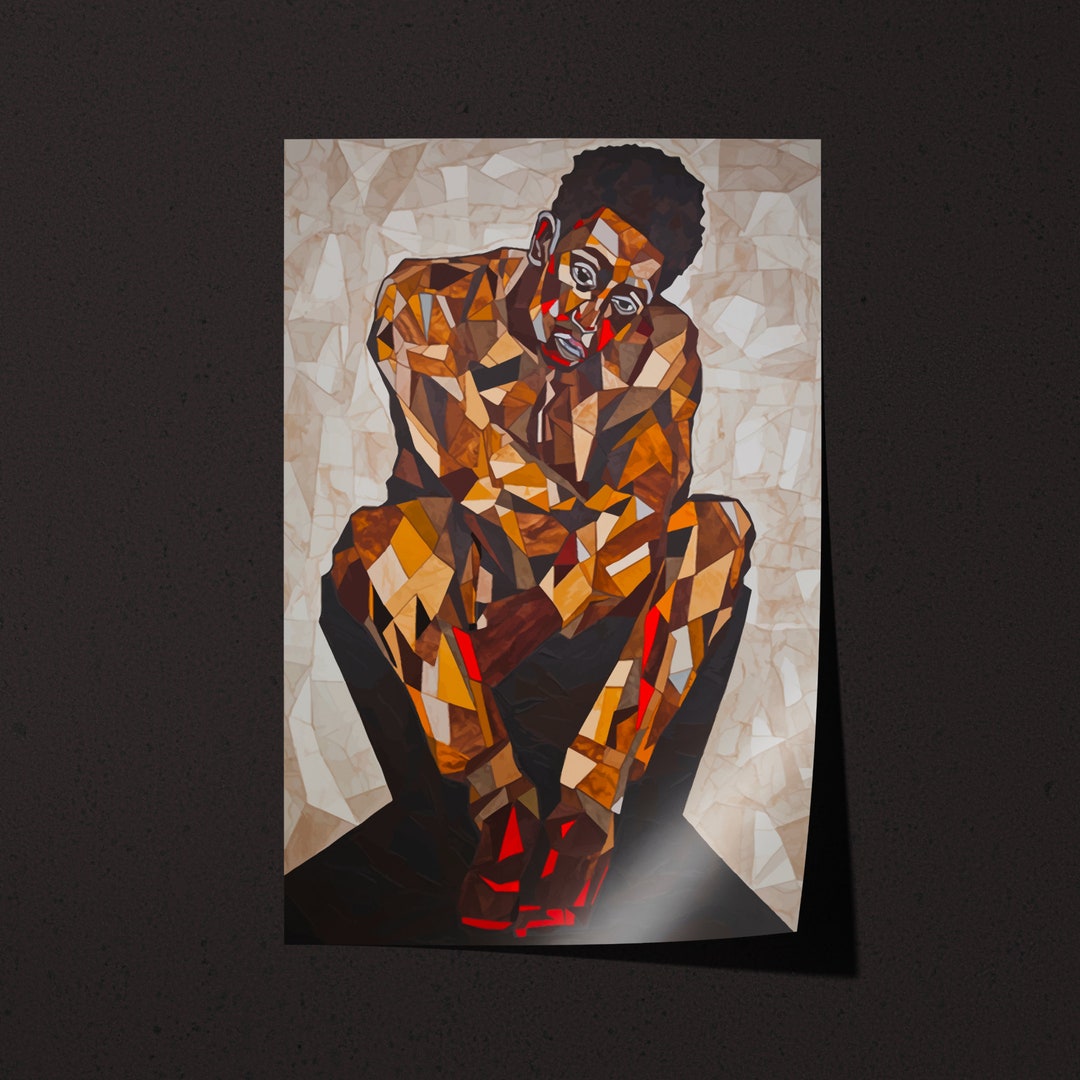 Schiele Poster - Egon Schiele Inspired Art, Expressionist Prints ...