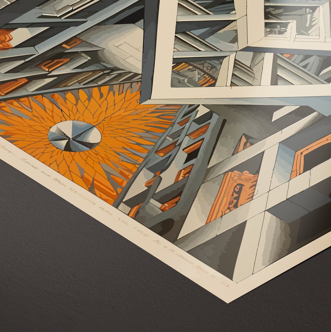 M C Escher Poster Escher Inspired Infinite Staircase Art, Mathematical ...