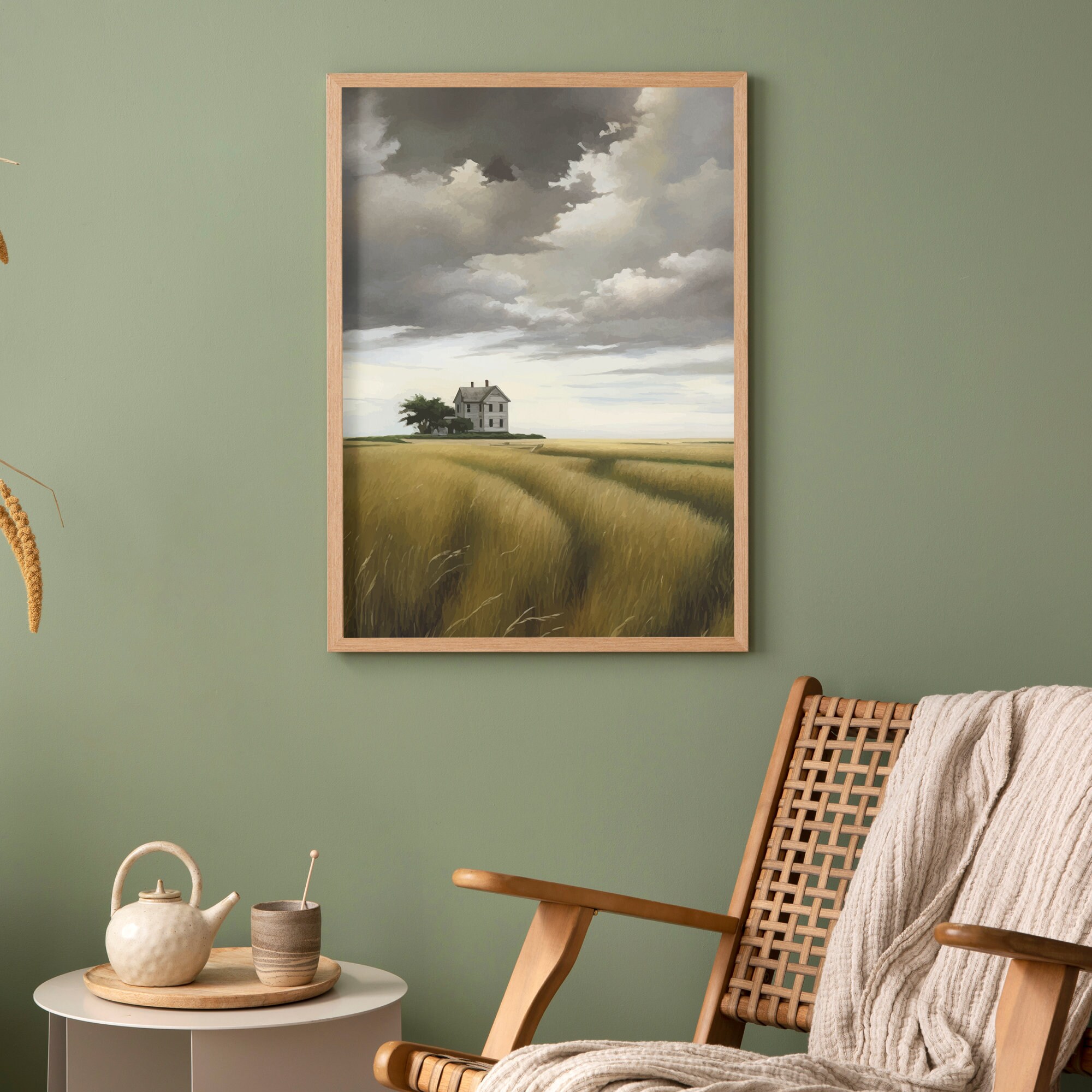 Andrew Wyeth Painting Inspired - Magic Realism Art Poster Featuring ...