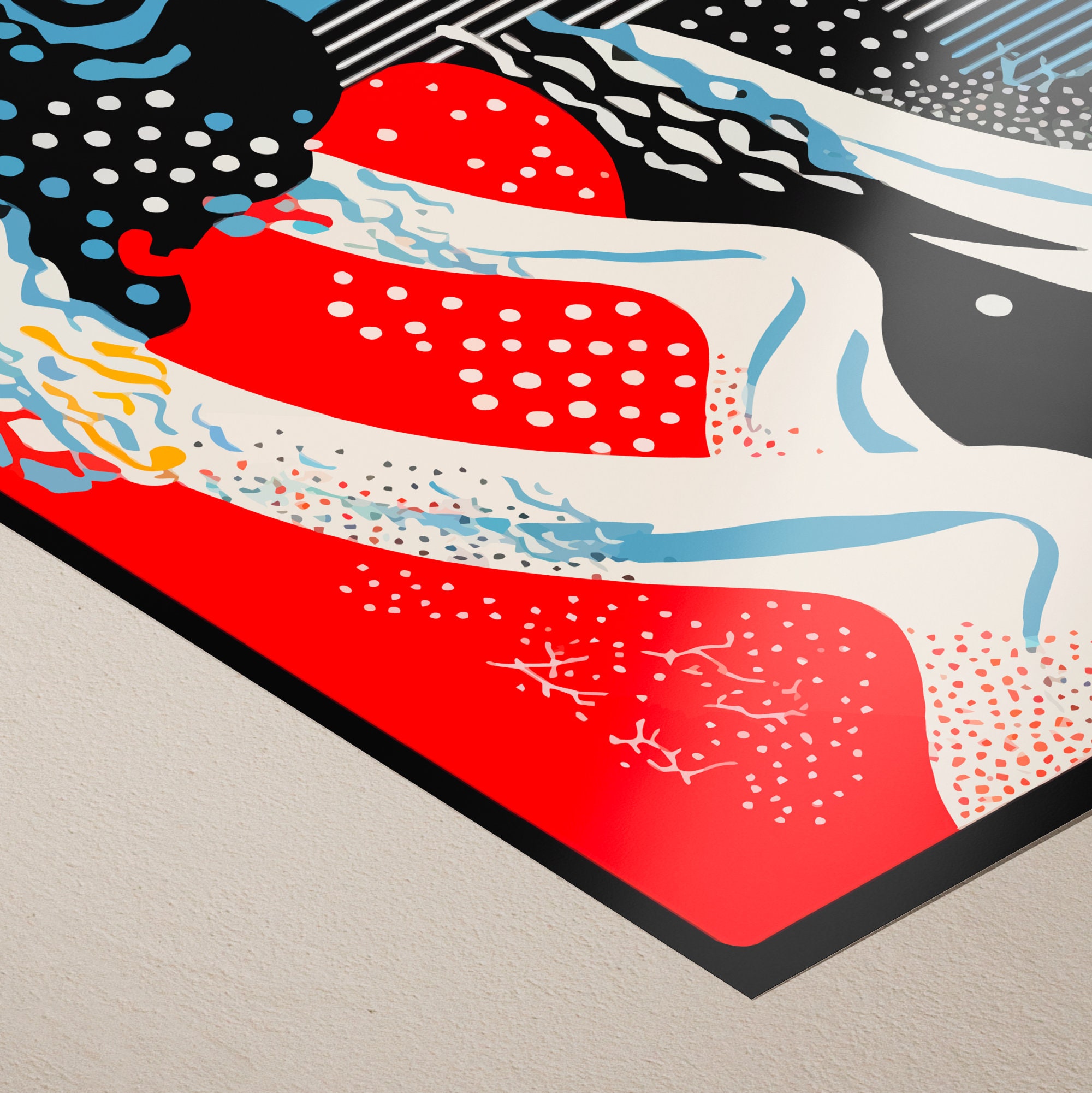Ikko Tanaka Inspired Poster - Cultural Fusion Typographic Art, Modern ...