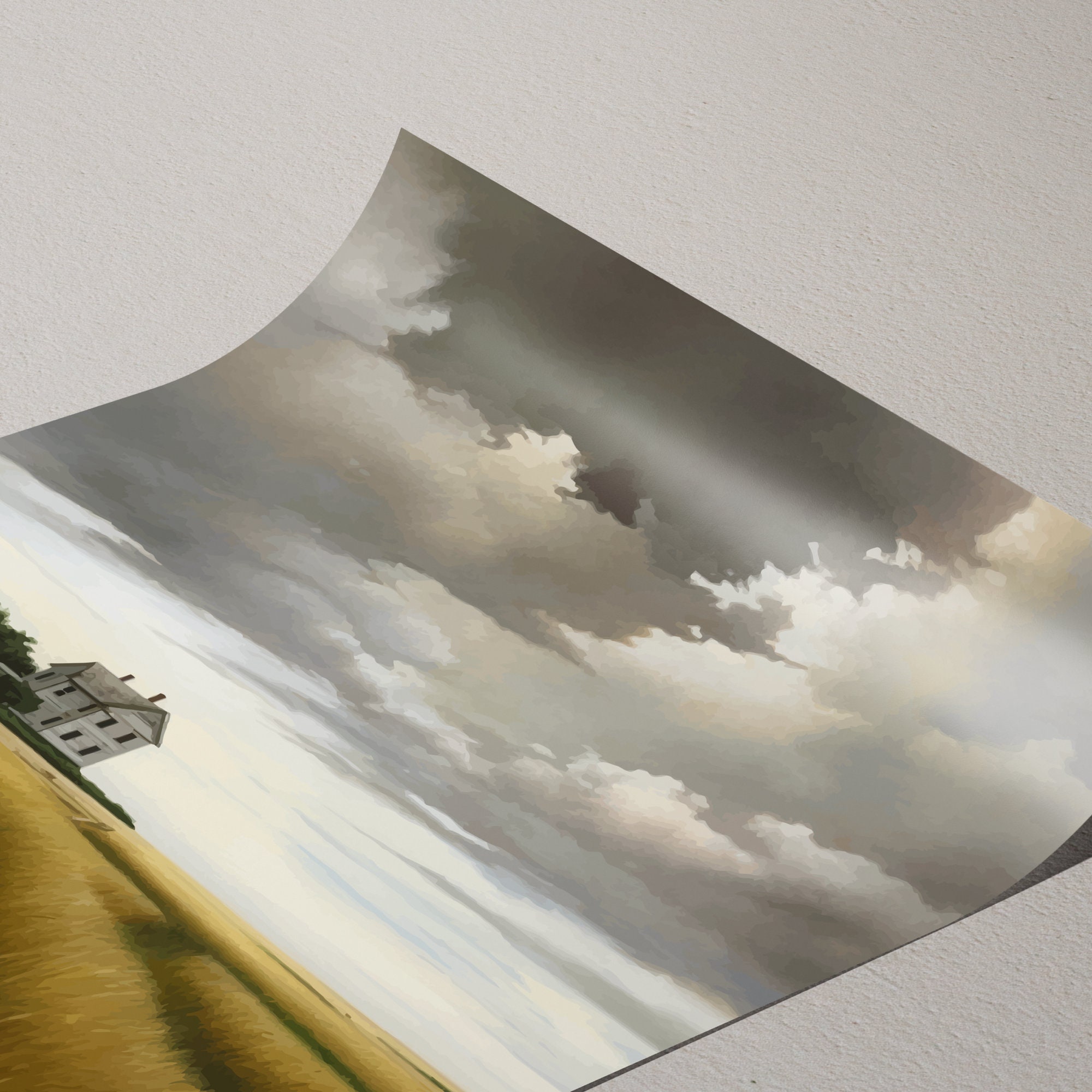 Andrew Wyeth Painting Inspired - Magic Realism Art Poster Featuring ...