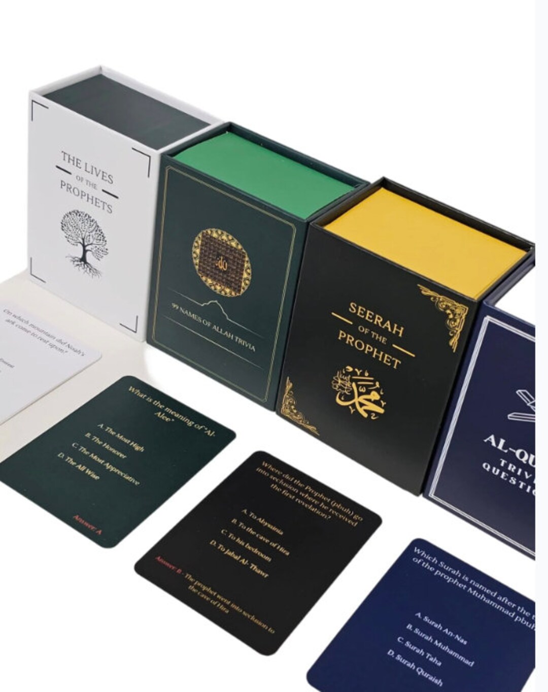 Islamic Trivia Cards Islamic Trivia Card Game - Etsy UK