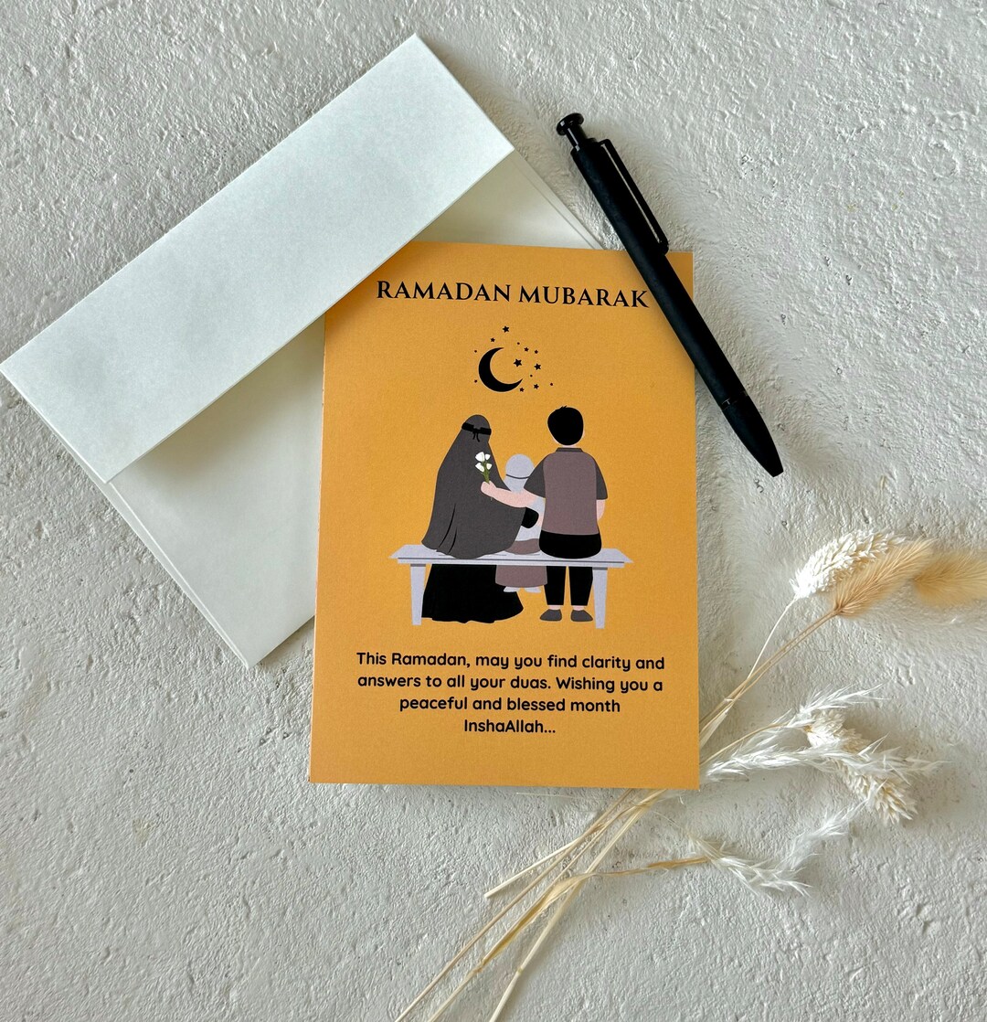 Ramadan Mubarak | Islamic Greeting Cards - Etsy