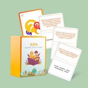 Islamic Trivia Cards – Fun Educational Game for Muslims - Islamic ...