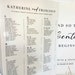 A1 Acrylic Rectangle Seating Chart/custom Seating Chart/wedding Seating ...