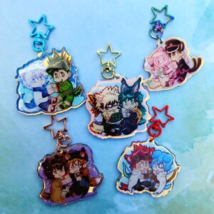 Anime Duos Keychains - Etsy