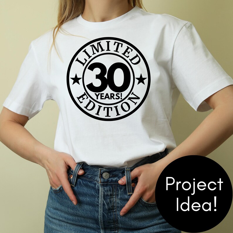 Limited 30 Years Edition SVG Cut File, 30th Birthday PNG Printable - Etsy