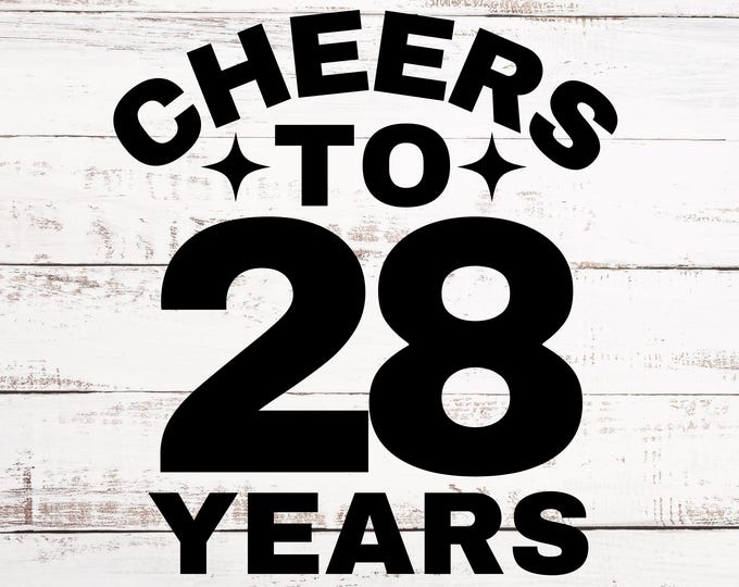 28th Anniversary Svg 28 Years Anniversary Svg. Husband Gift Svg ...