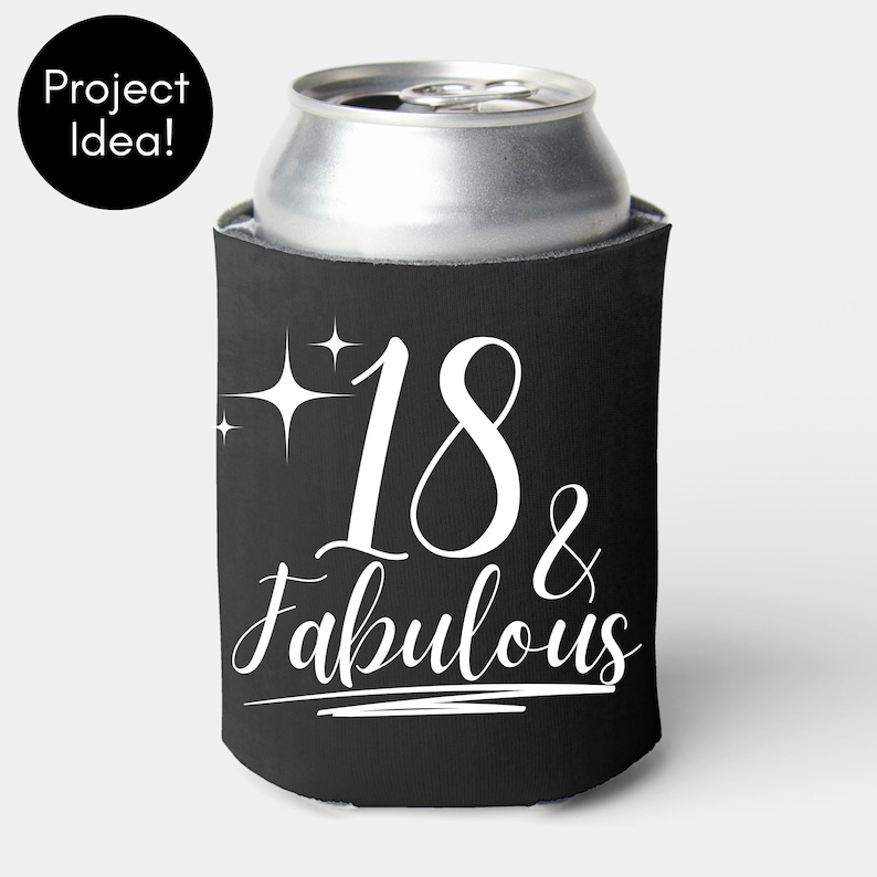 18 and Fabulous SVG Cut File Printable Happy 18th Birthday PNG Sign ...