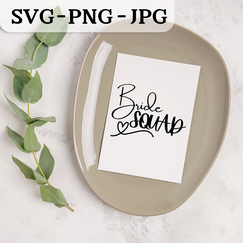 Bride Squad SVG, Bachelorette Party Cut File, PNG JPG Printable - Etsy UK