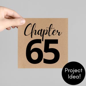 Chapter 65 SVG, 65th Birthday Cut File, Printable PNG Design for ...