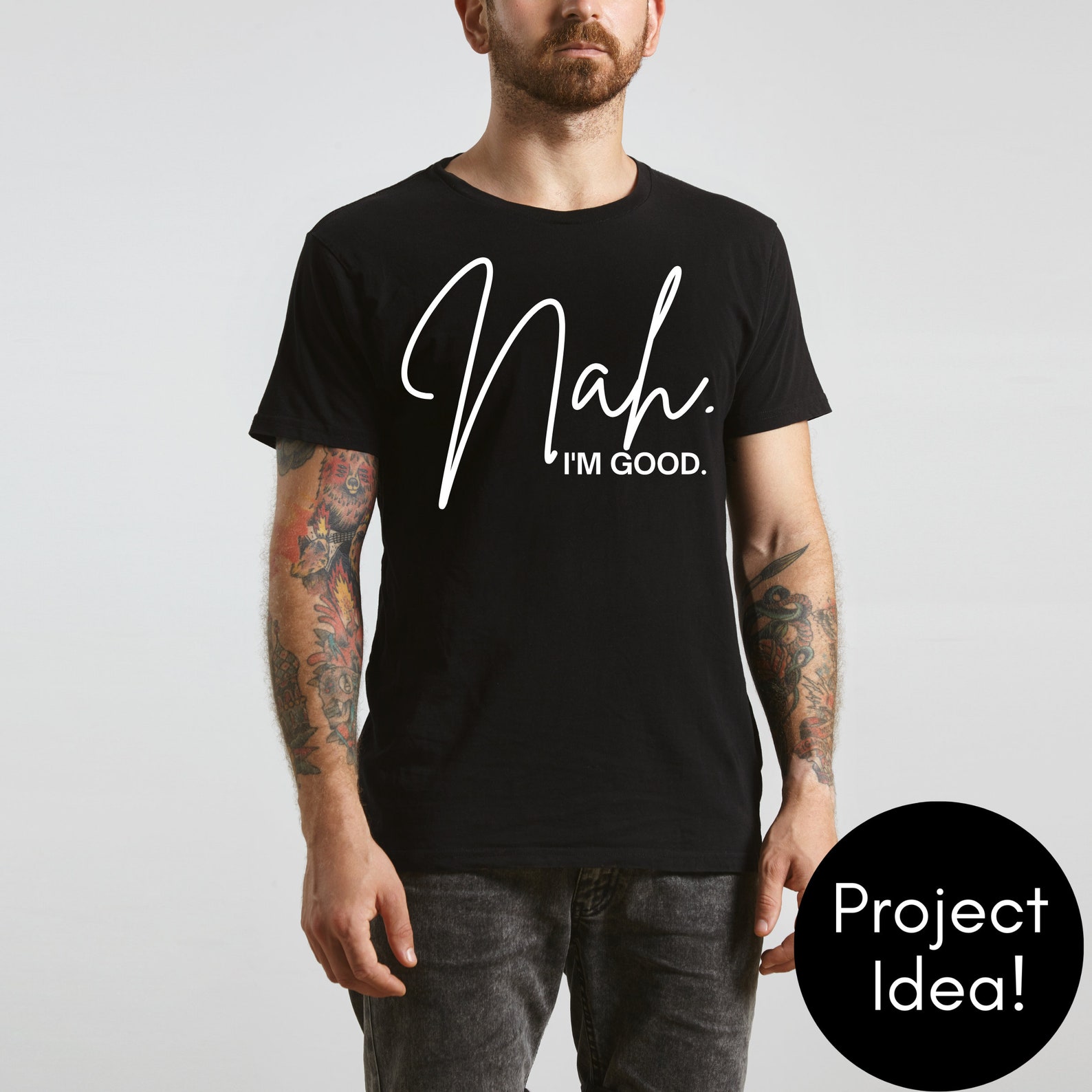Funny Nah I'm Good Svg Cut File Printable Quote PNG/JPG Wall Art Sign ...