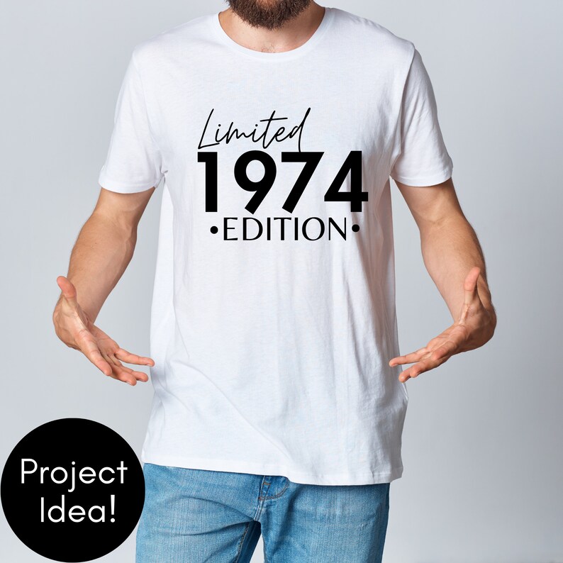 Edición limitada 1974 svg 50 años PNG JPG Descarga instantánea de ...