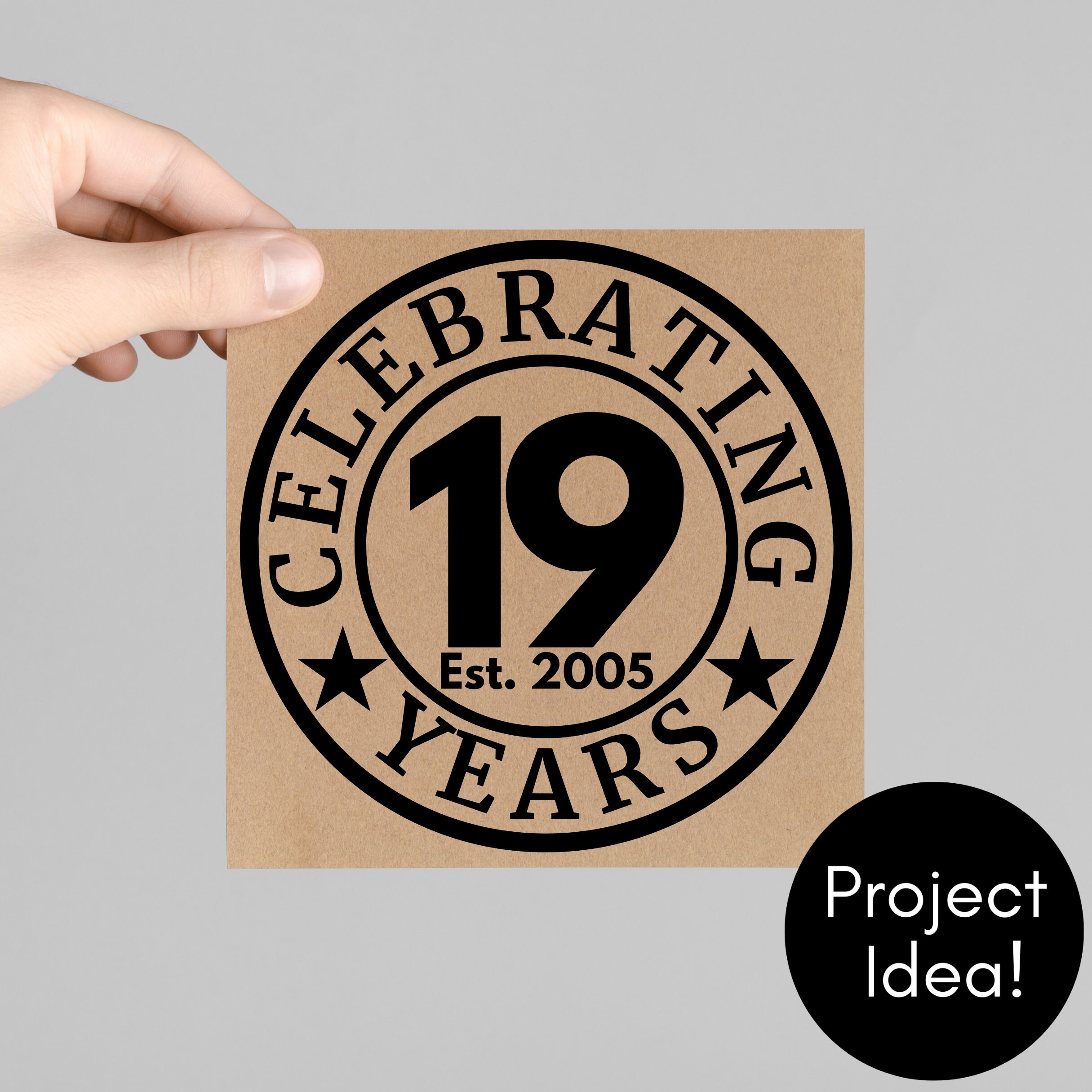 Happy 19th Birthday SVG Celebrating 19 Years PNG/JPG Cut File for Gifts ...
