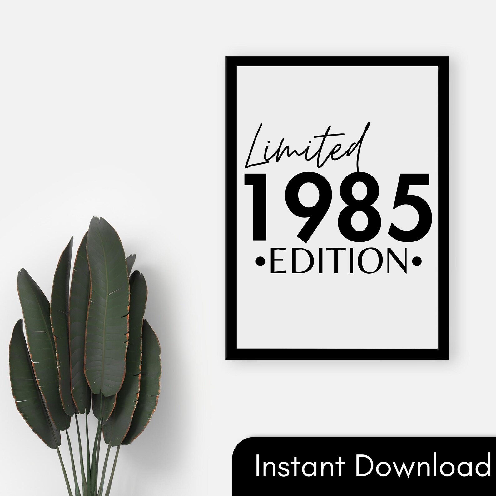 Limited 1985 Edition SVG, 40th Birthday PNG, 40th Anniversary Cut File ...