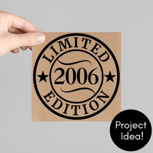 2006 Birthday SVG 18th Cut File Printable PNG Anniversary - Etsy