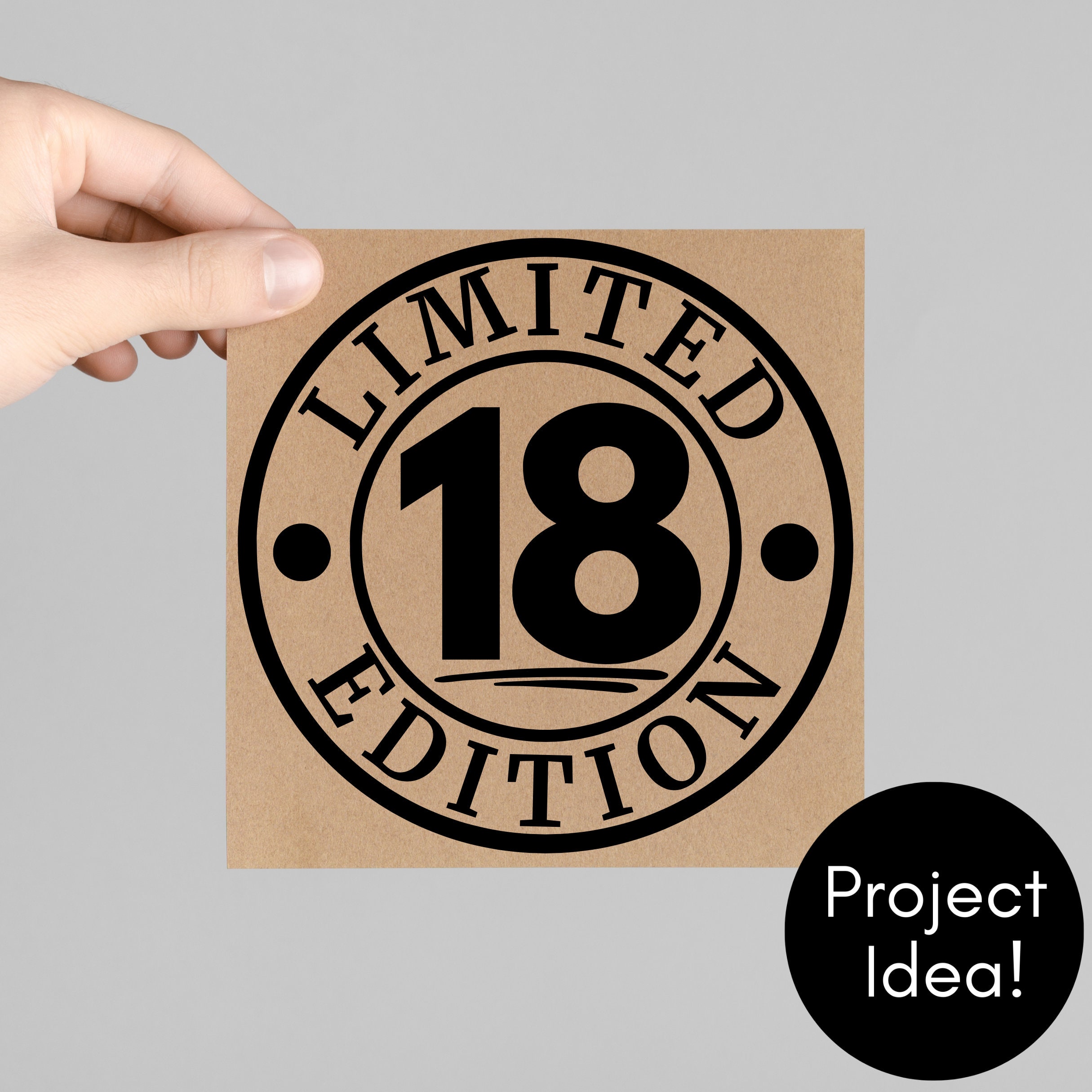 Limited Edition 18 SVG, Happy 18th Birthday, Anniversary Cut File ...