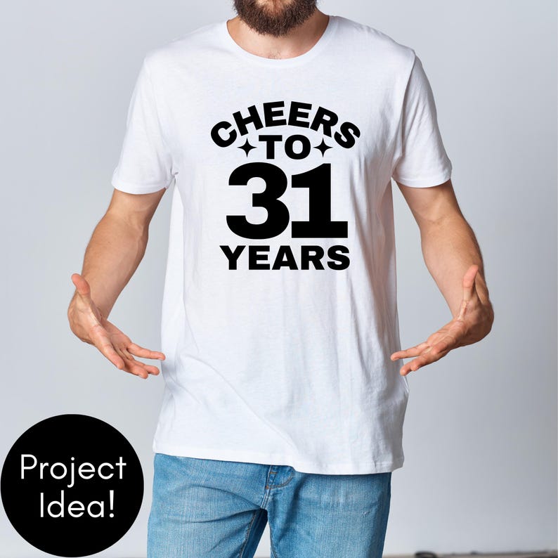 Happy 31st Birthday SVG | Milestone Celebration Cut File | PNG JPG ...