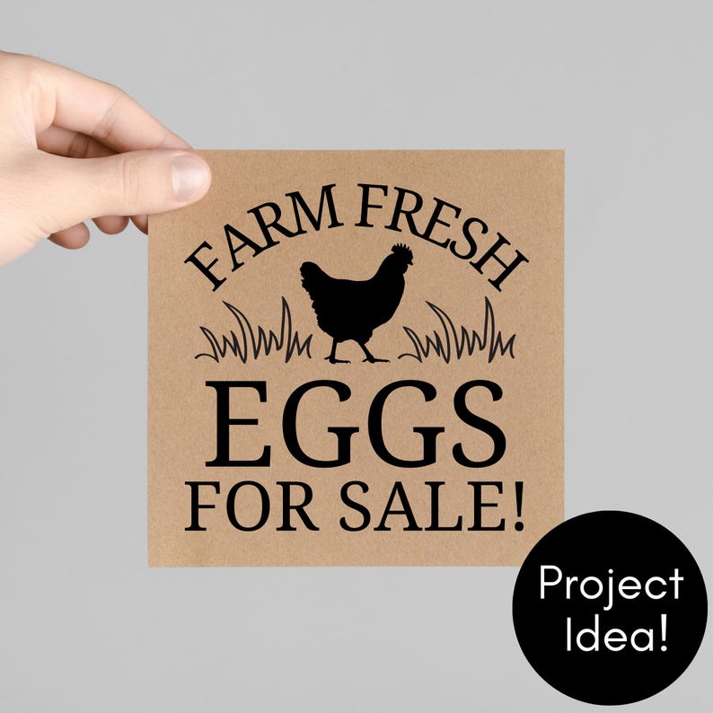 Farm Fresh Eggs Sign SVG, Chicken Coop Decor (printable) - Etsy