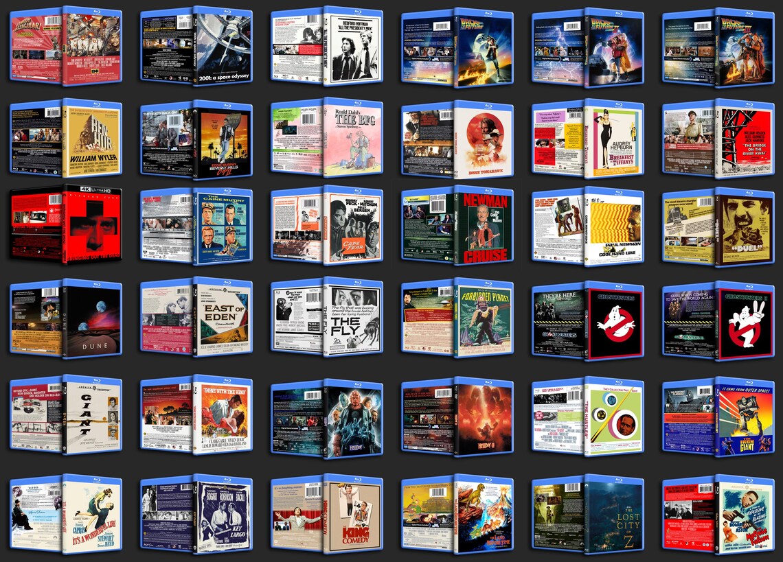 Assorted Custom Blu-ray Artwork - Etsy