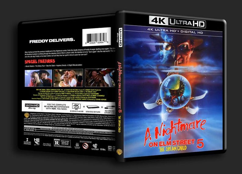 Nightmare on Elm Street Custom Blu-ray Artwork - Etsy
