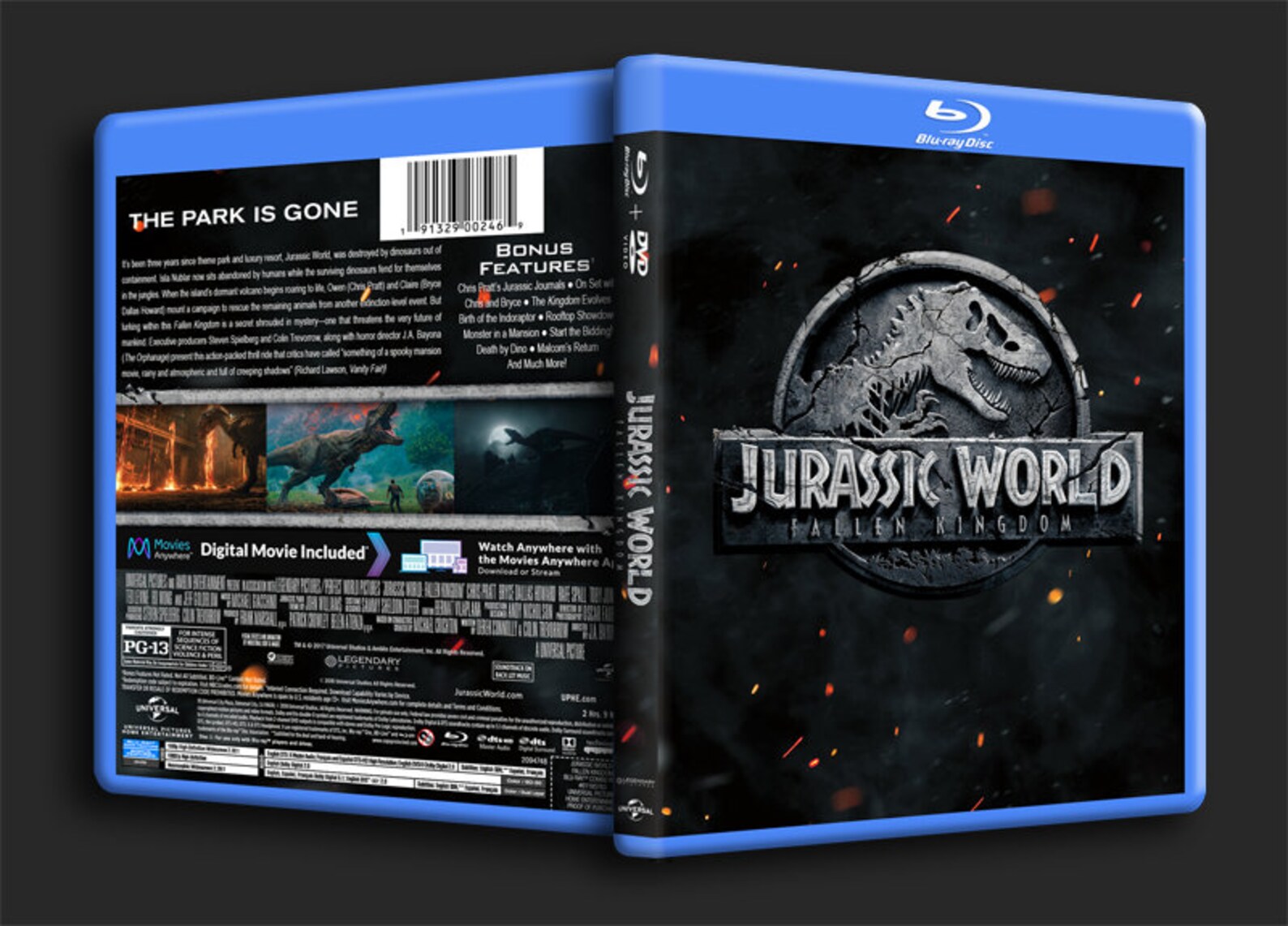 Jurassic Park/jurassic World Custom Blu-ray Artwork - Etsy