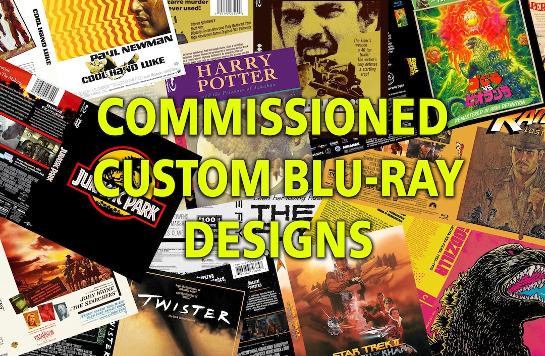 Commissioned Custom Blu-ray Cover Designs - Etsy