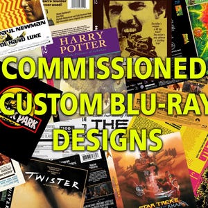 Commissioned Custom Blu-ray Cover Designs - Etsy