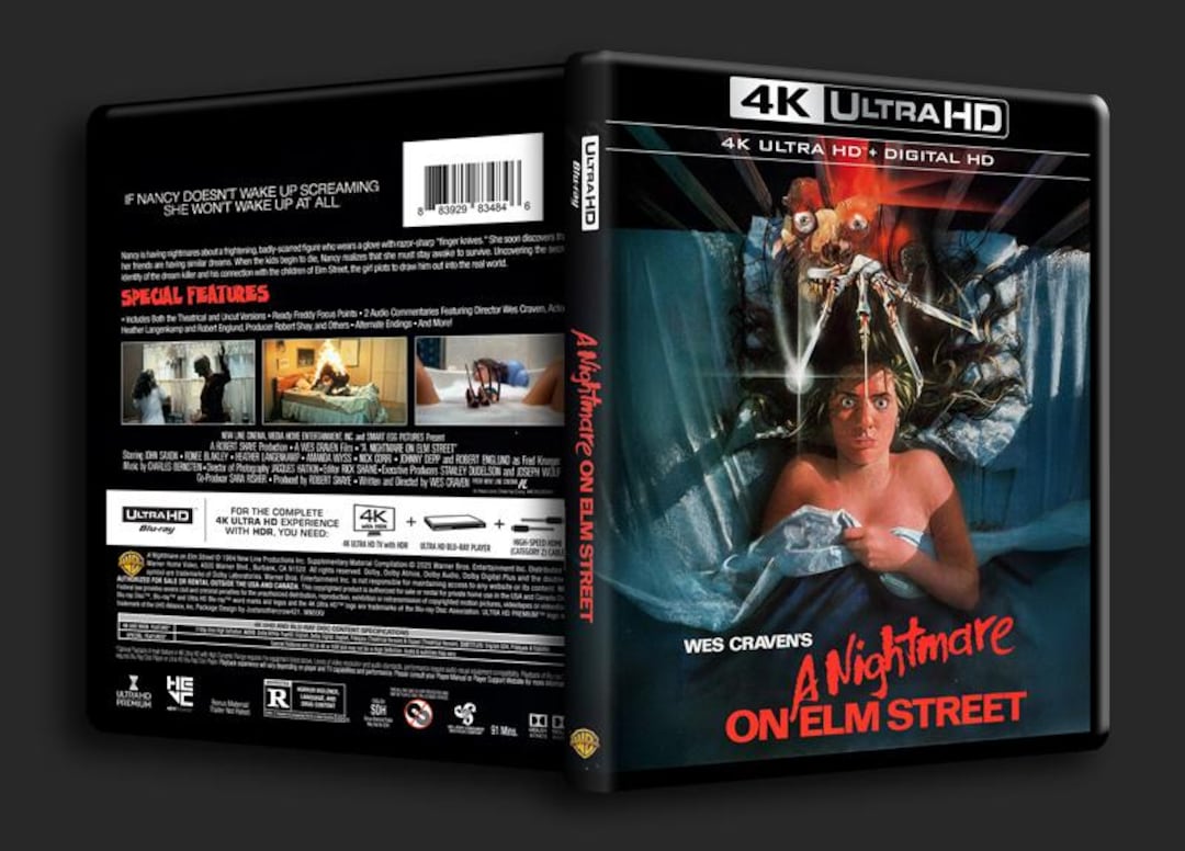 Nightmare on Elm Street Custom Blu-ray Artwork - Etsy