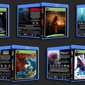 Godzilla Heisei/millennium/reiwa/american Custom Blu-ray Artwork ...