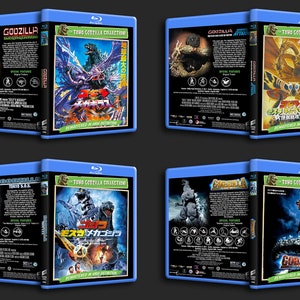 Godzilla Heisei/millennium/reiwa/american Custom Blu-ray Artwork ...