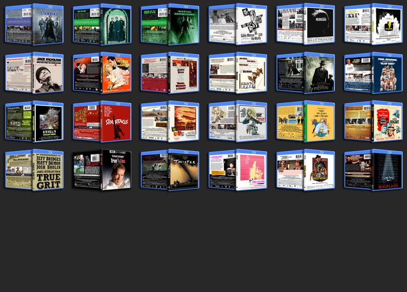 Assorted Custom Blu-ray Artwork - Etsy