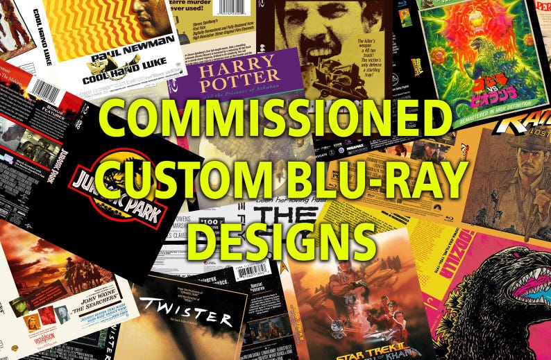 Commissioned Custom Blu-ray Cover Designs - Etsy