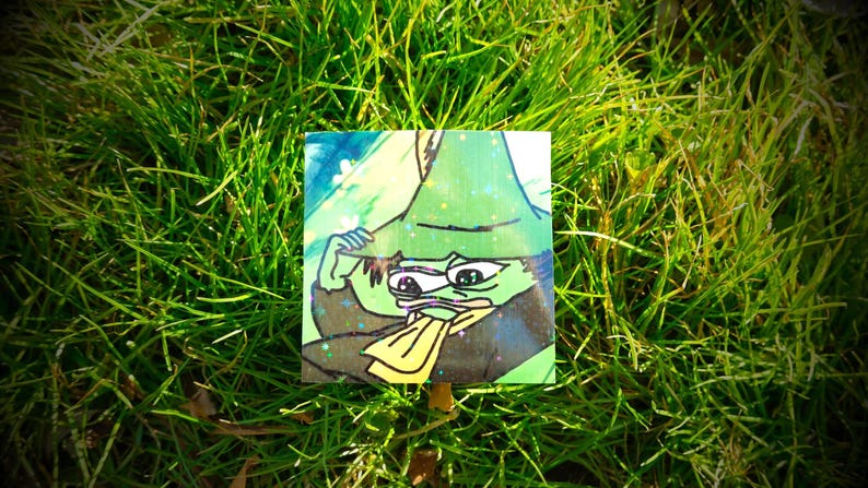 Snufkin Pepe Sticker UV/WEATHERPROOF & WATERPROOF Outdoor/indoor - Etsy