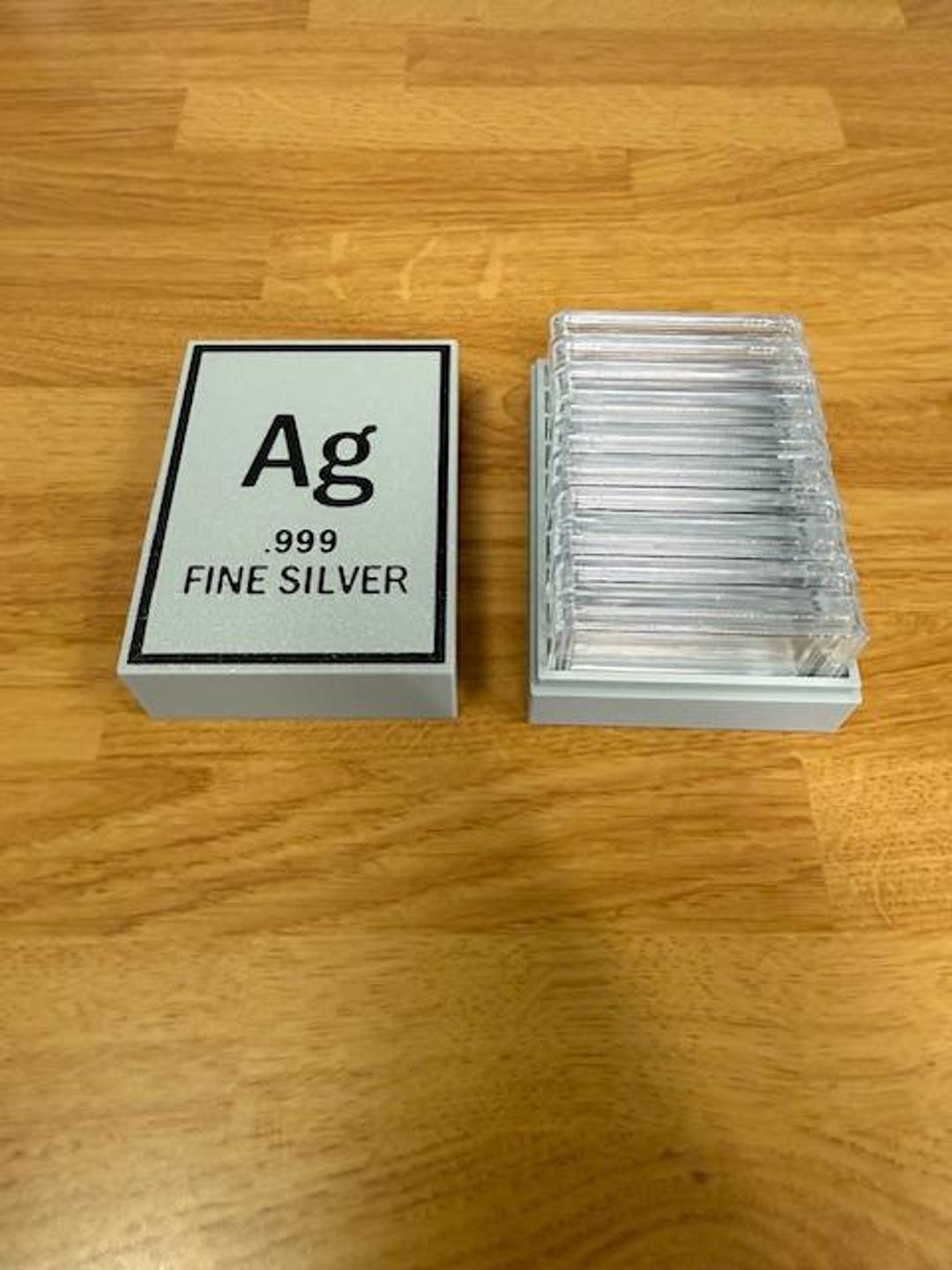 Silver Bar Box | Custom Silver Bar Holder - Etsy