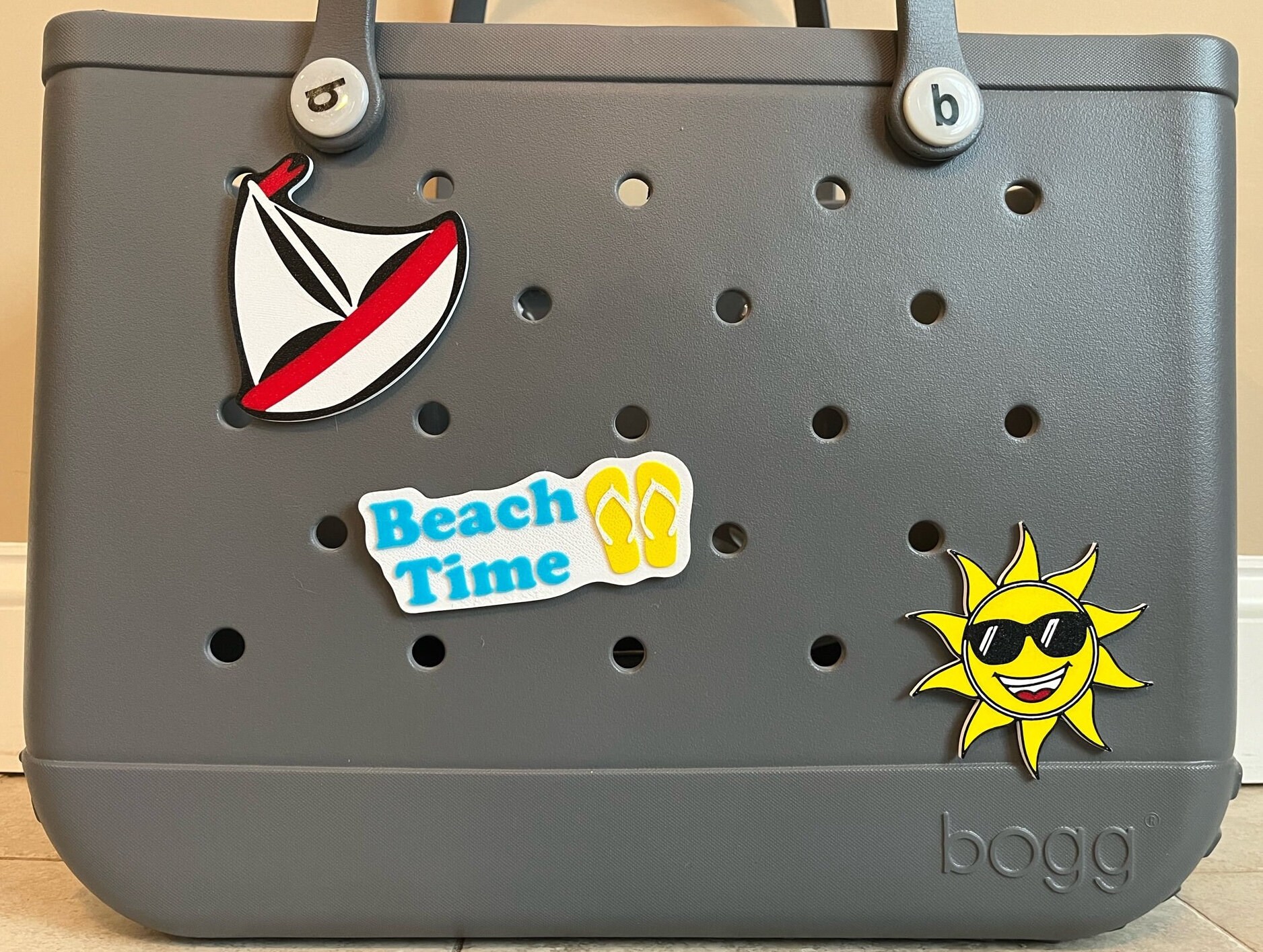 Beach Bogg Bag Charms, Beach Themed Bogg Bag Charm Set, Beach Bag Tags ...