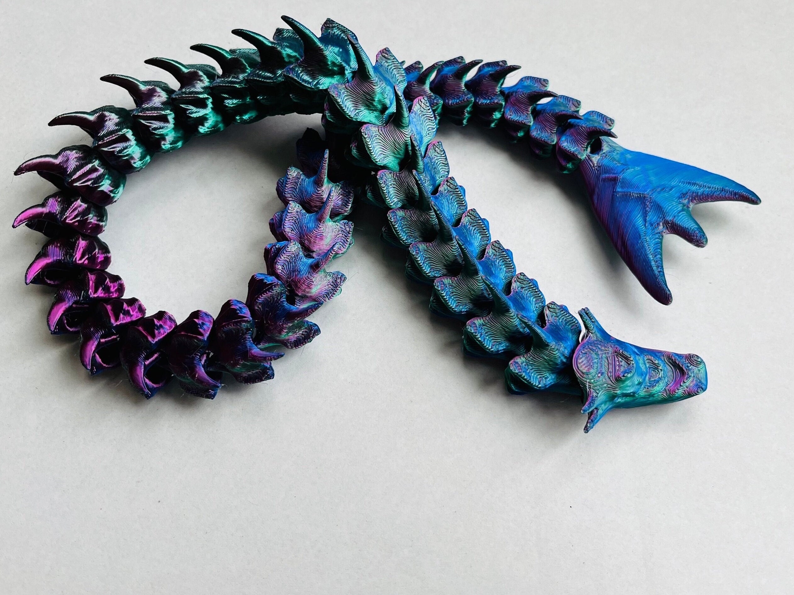 Articulated Sea Serpent, Articulated Dragon, Flexible Dragon Desk Toy ...