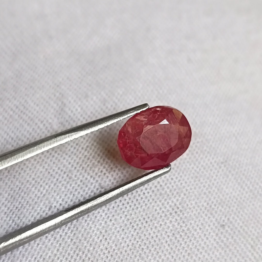 Natural Burmese Cut Spinel Old Spinel Red Color Spinel 2.95ct 9.5x7.5x4 ...