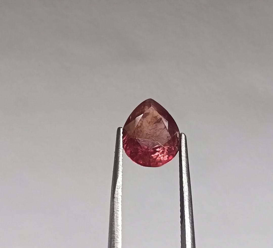 Natural Orange Color Pear Shape Spinel Burmise Spinel Pendent Size ...