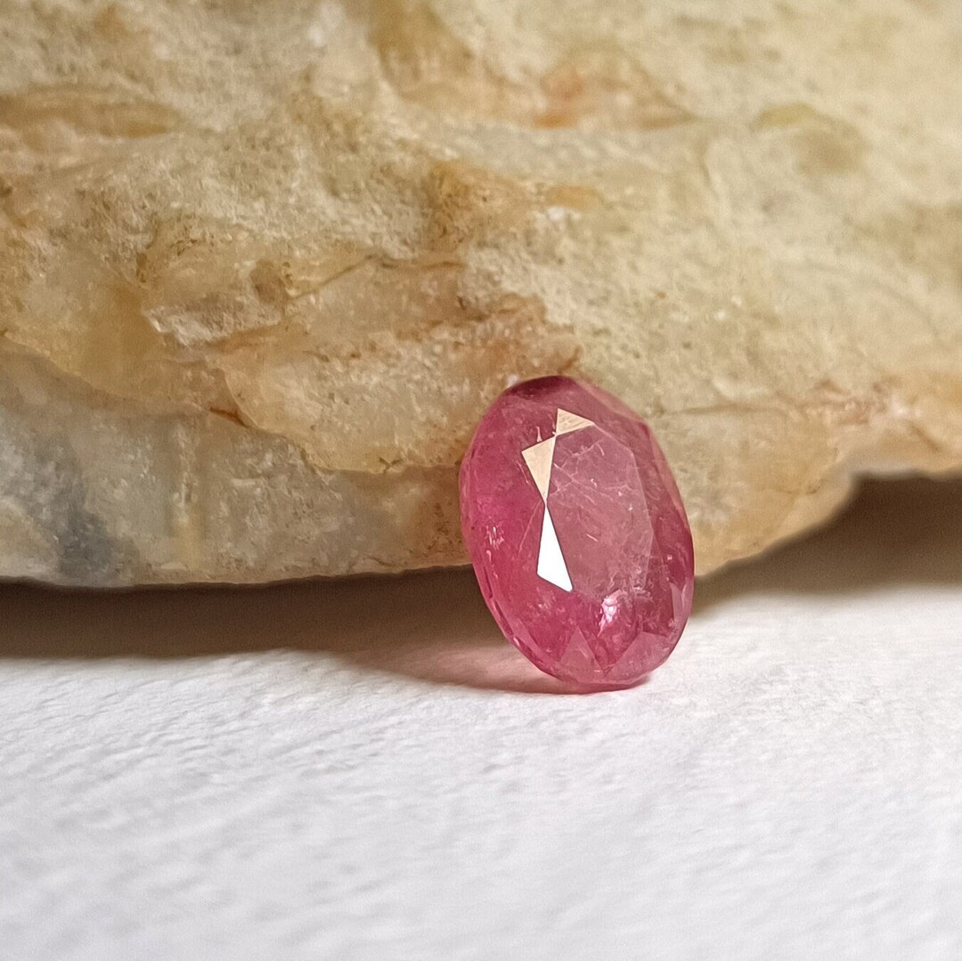 Natural Pink Color Burmise Spinel Gemstone 4.25ct 12x9x4mm Old Spinel ...