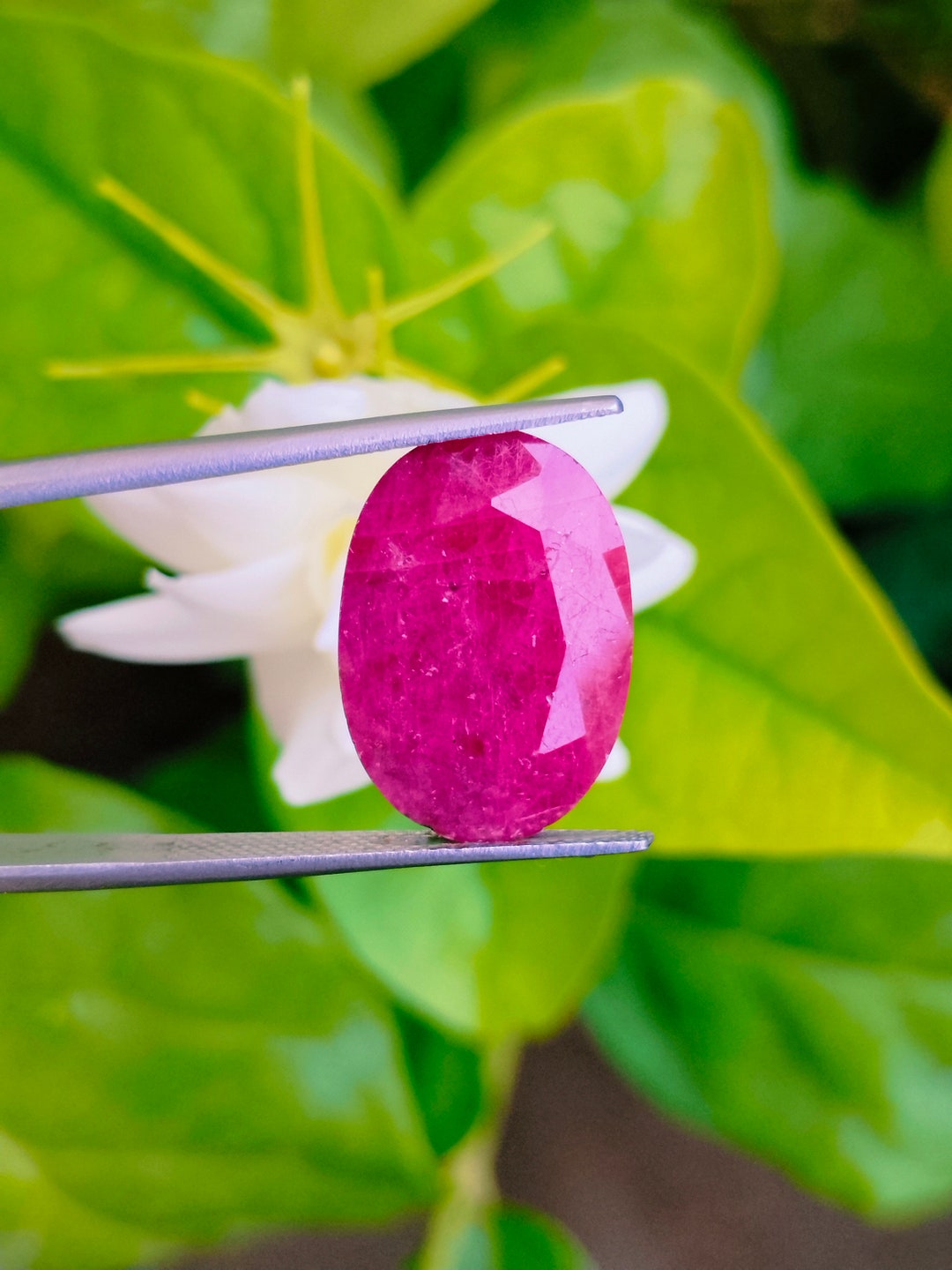 Natural Red Color Ruby Oval Shape Ruby Gemstone Unheated Untreated Ruby ...