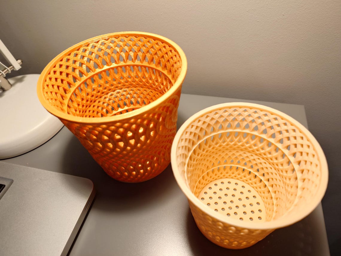 3D Printed Orchid Pot Bio-based Material, Net Basket Design, Multiple ...