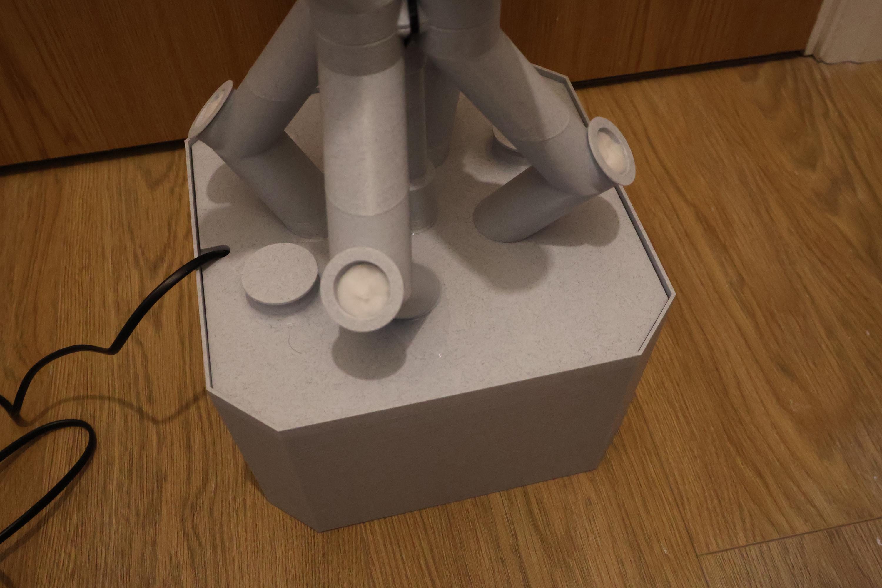 Hydroponics Tower. 3D Printed, 16 Net Pot, Original Design. Strong ...
