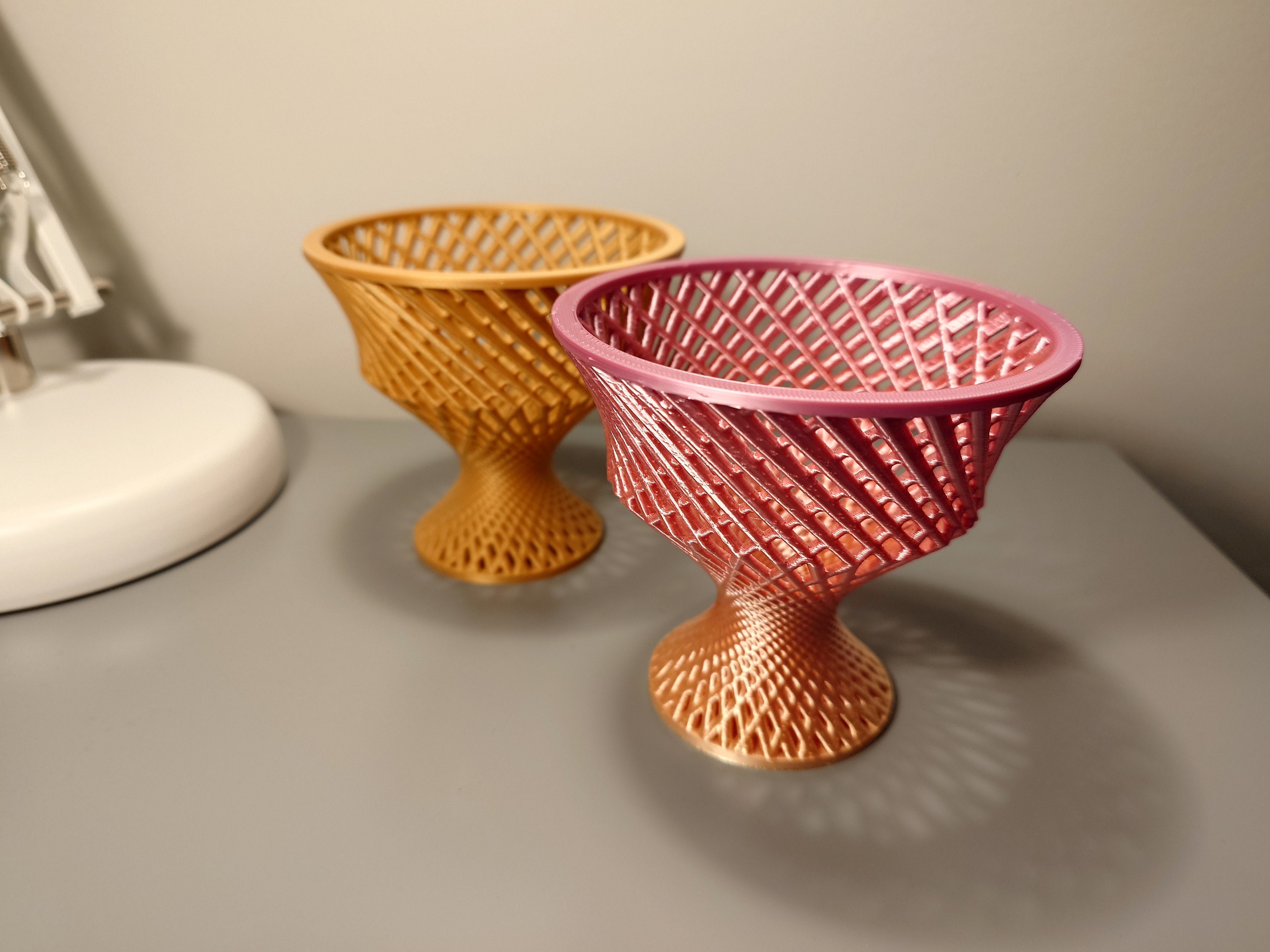 3D Printed Orchid Pot Bio-based Material, Net Basket Design, Multiple ...