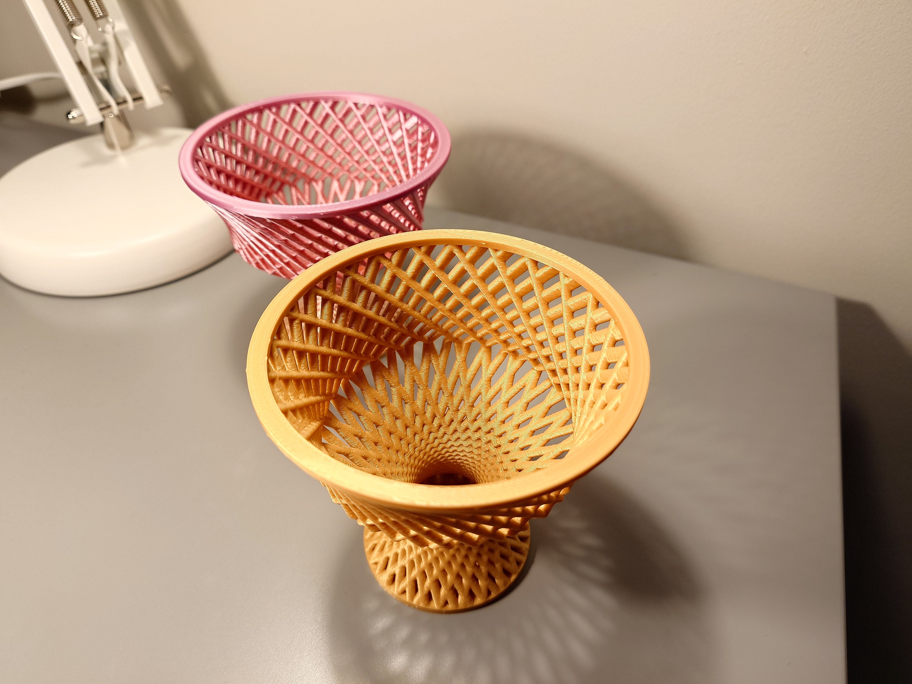 3D Printed Orchid Pot Bio-based Material, Net Basket Design, Multiple ...