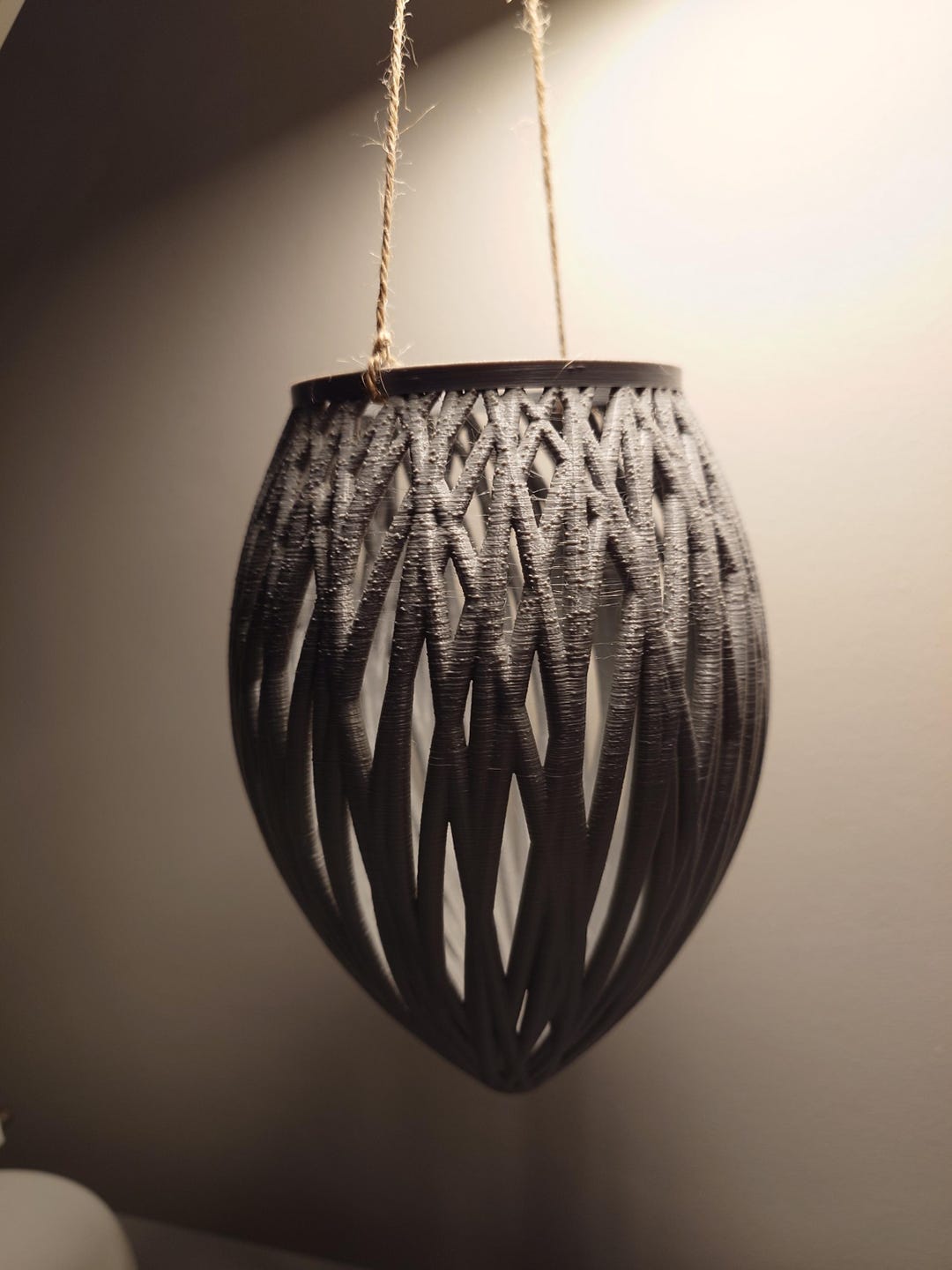 3D Printed Orchid Pot Bio-based Material, Hanging Net Basket Design #3 ...