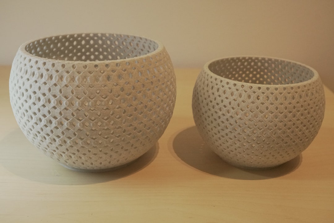 Orchid Pots Round Cris-cross Design, 3D STL File - Etsy