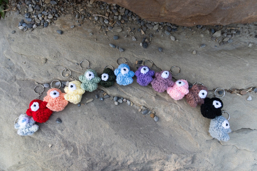 The Micro Silly - Custom Amigurumi Monster Keychain - Etsy