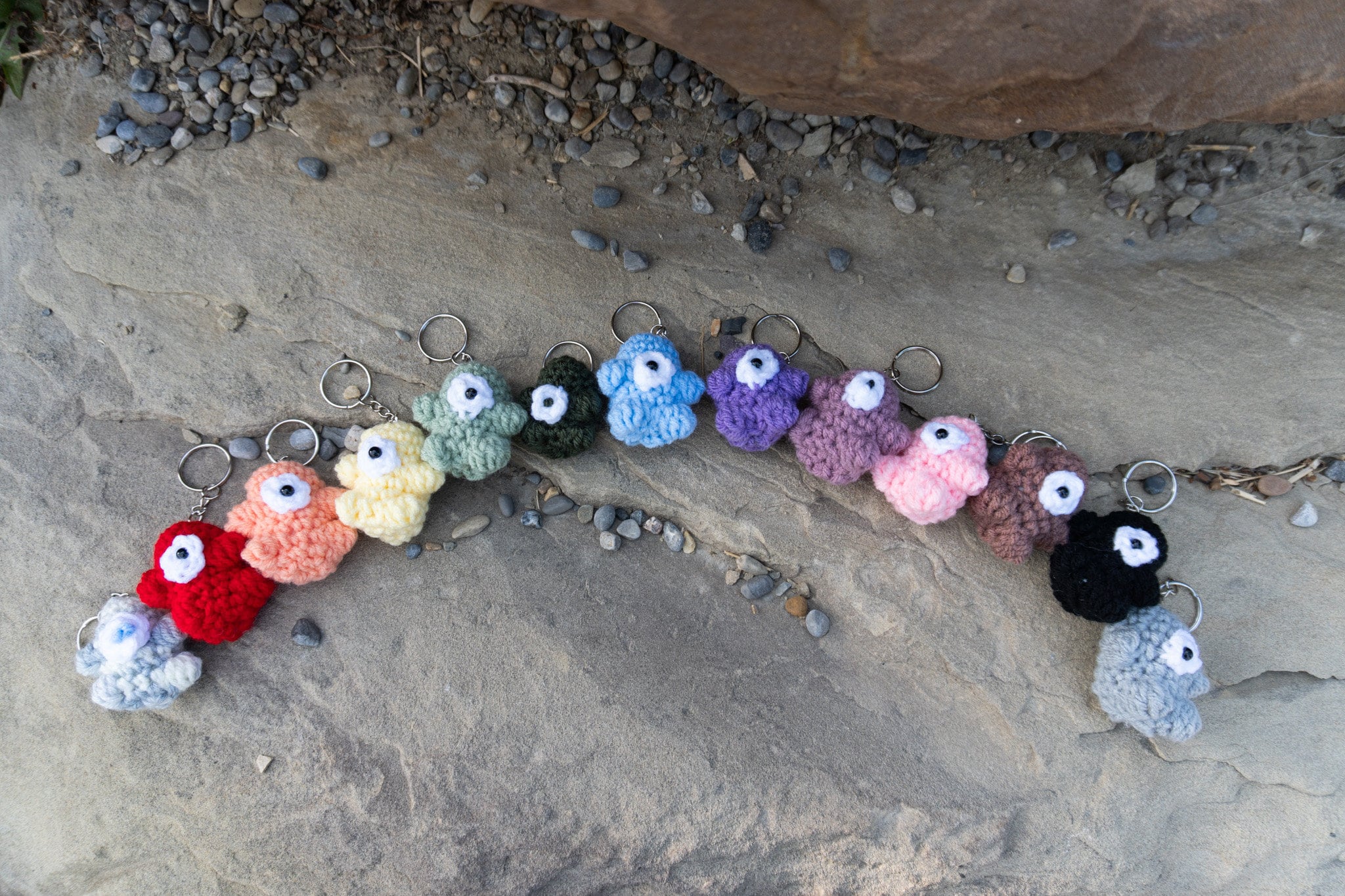 The Micro Silly - Custom Amigurumi Monster Keychain - Etsy