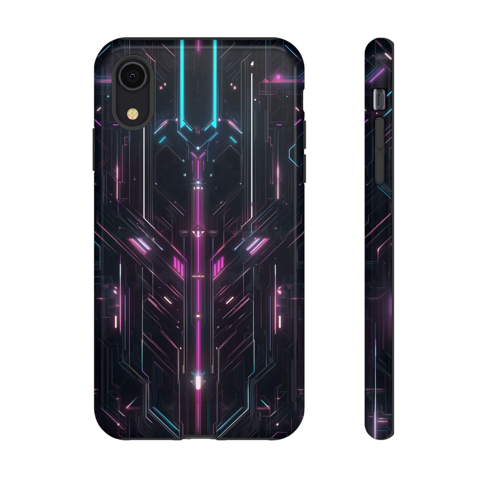 Neon Cyberpunk Phone Case: Sci-fi Protective Cover - Etsy